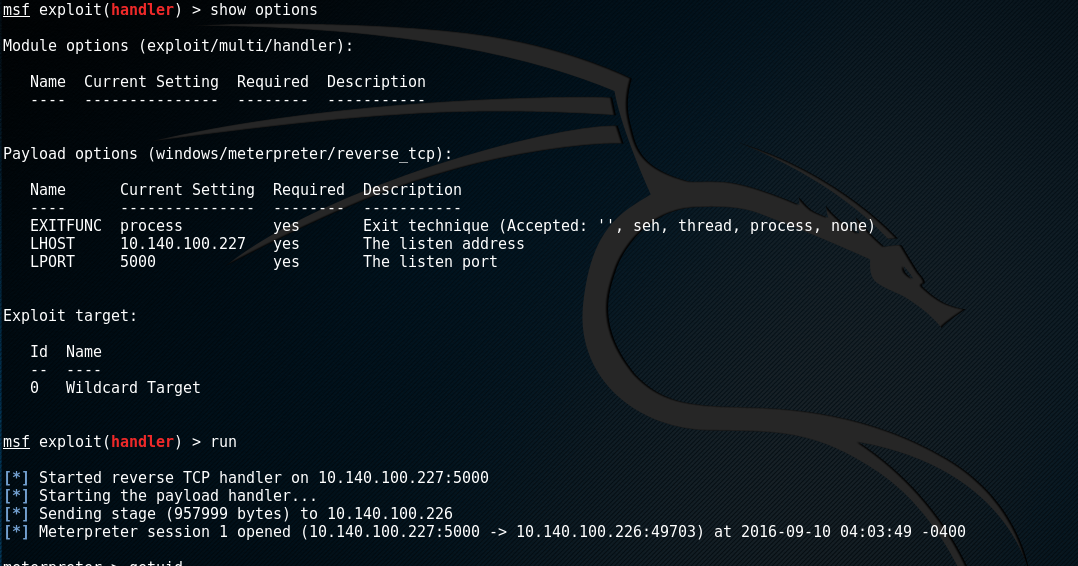 Kali Linux How To Use Meterpreter Rentagross