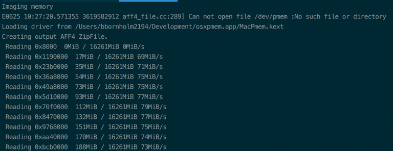 Rekall memory analysis framework for Windows, Linux, and Mac OSX | HoldMyBeer