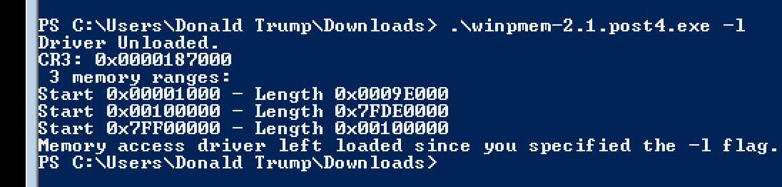 Rekall memory analysis framework for Windows, Linux, and Mac OSX ...