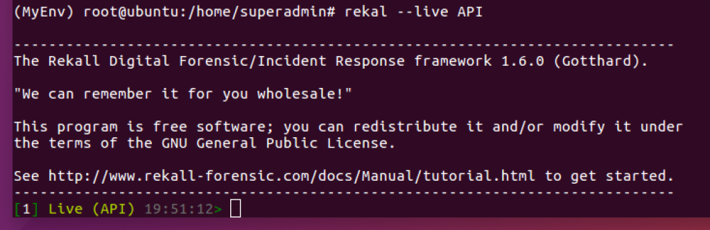 Rekall memory analysis framework for Windows, Linux, and Mac OSX | HoldMyBeer