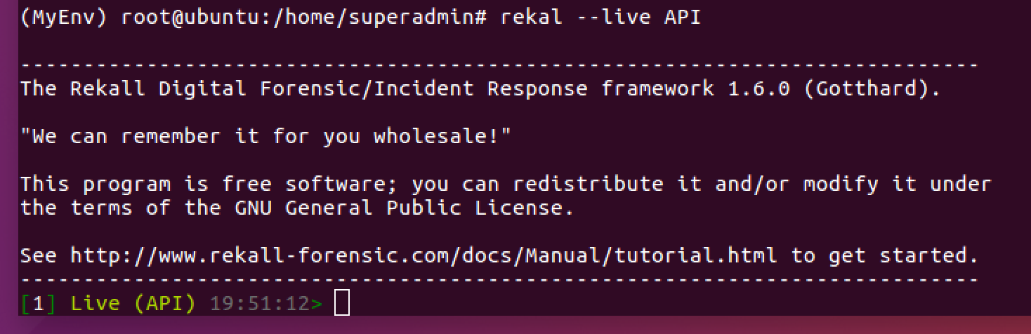 Rekall memory analysis framework for Windows, Linux, and Mac OSX | HoldMyBeer