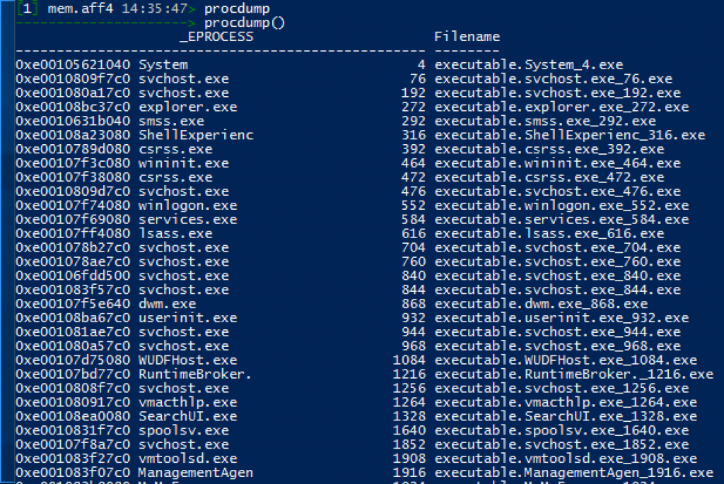 Rekall memory analysis framework for Windows, Linux, and Mac OSX | HoldMyBeer