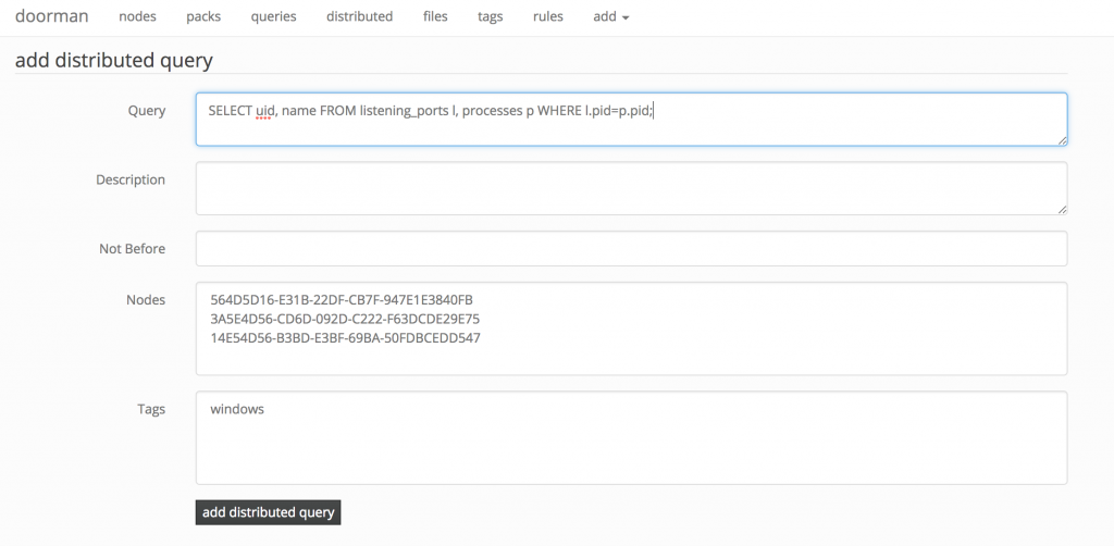 Install/Setup Doorman + OSQuery on Windows, Mac OSX, and Linux ...