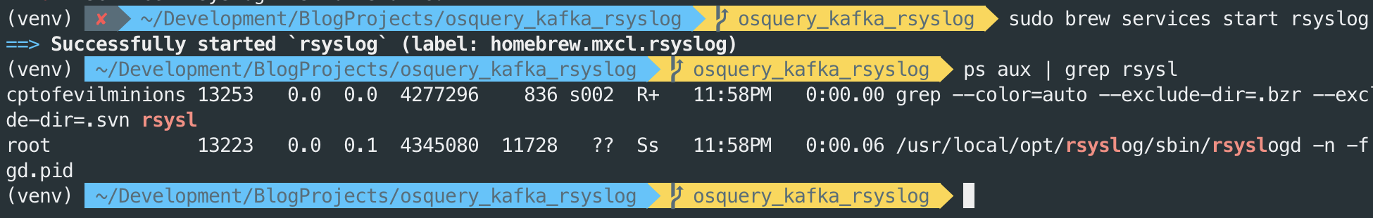 Detecting malicious downloads with Osquery, Rsyslog, Kafka, Python3 ...