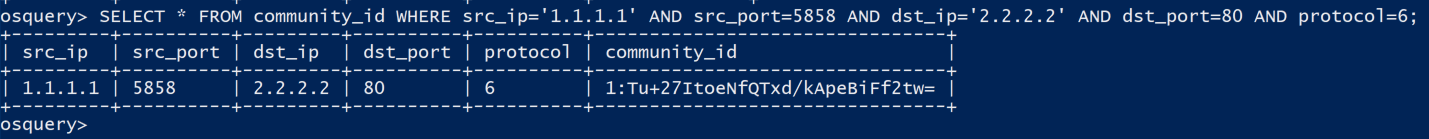 Creating my first Osquery extension to generate CommunityIDs with Osquery-python on Windows ...