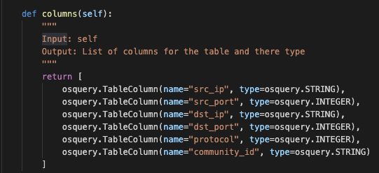 Creating my first Osquery extension to generate CommunityIDs with Osquery-python on Windows ...