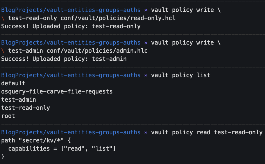 Vault: Connecting entities, auth backends, groups, and policies OH MY | HoldMyBeer