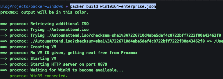 Creating A Windows 10 64 Bit Vm On Proxmox With Packer V163 And Vault Holdmybeer