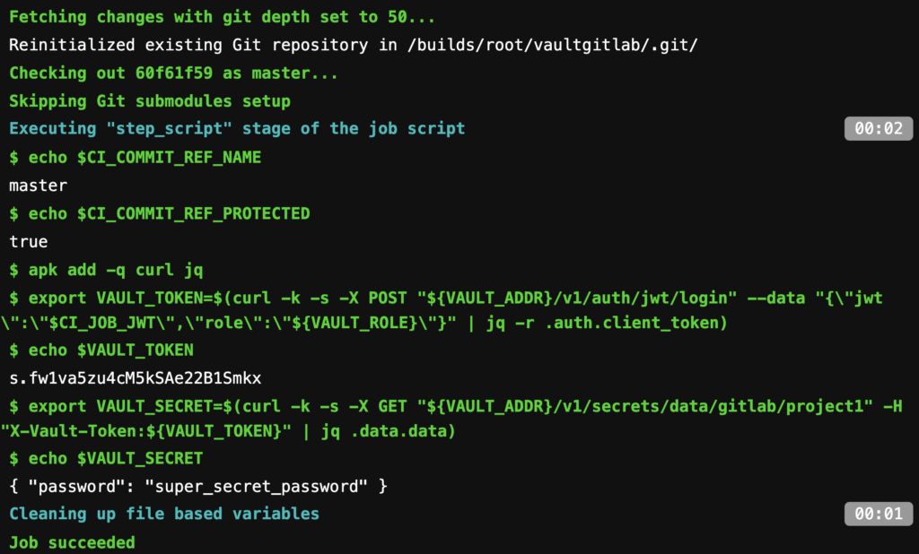 Gitlab CI/CD pipeline with Vault secrets | HoldMyBeer